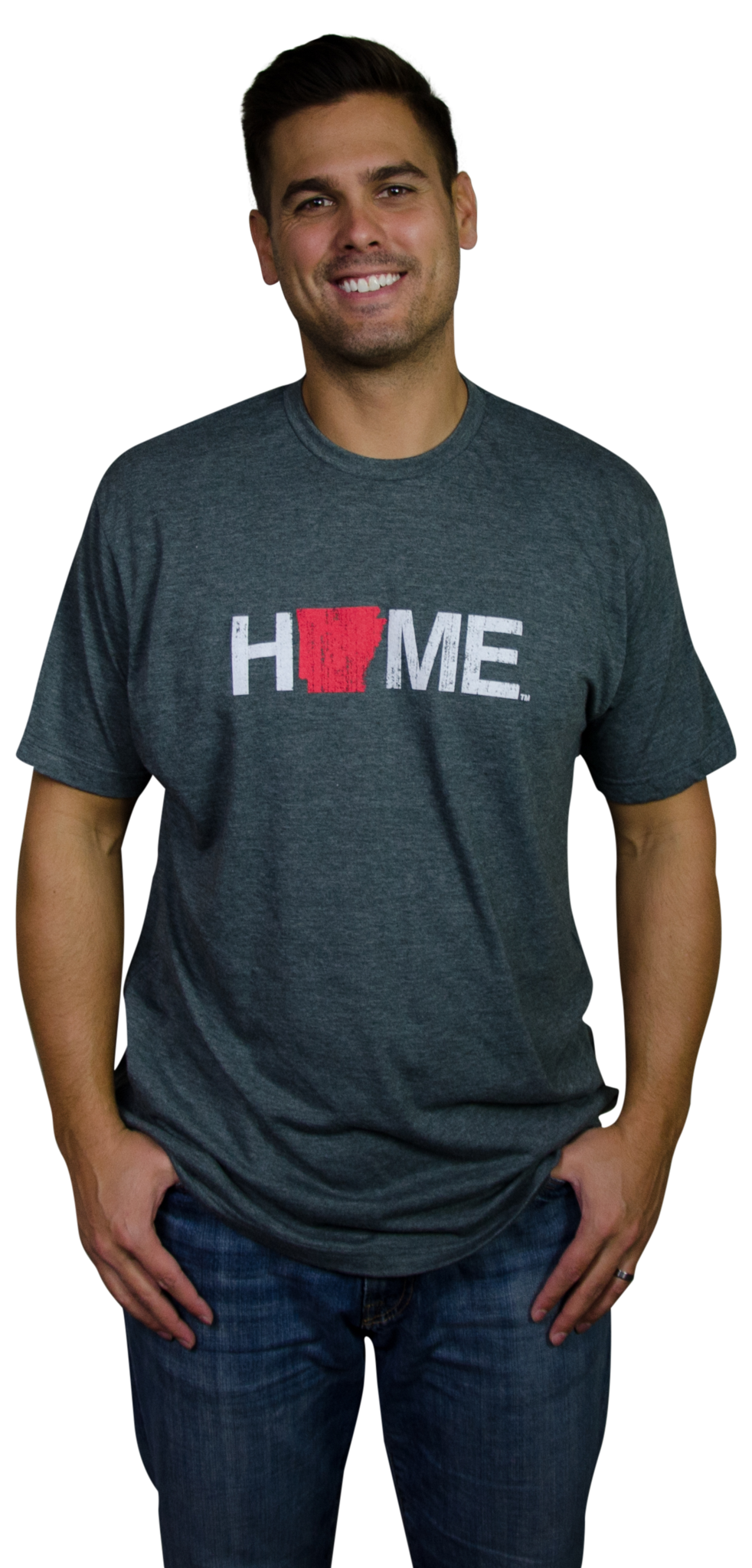 Arkansas Tee | HOME Design | Red – My State Threads