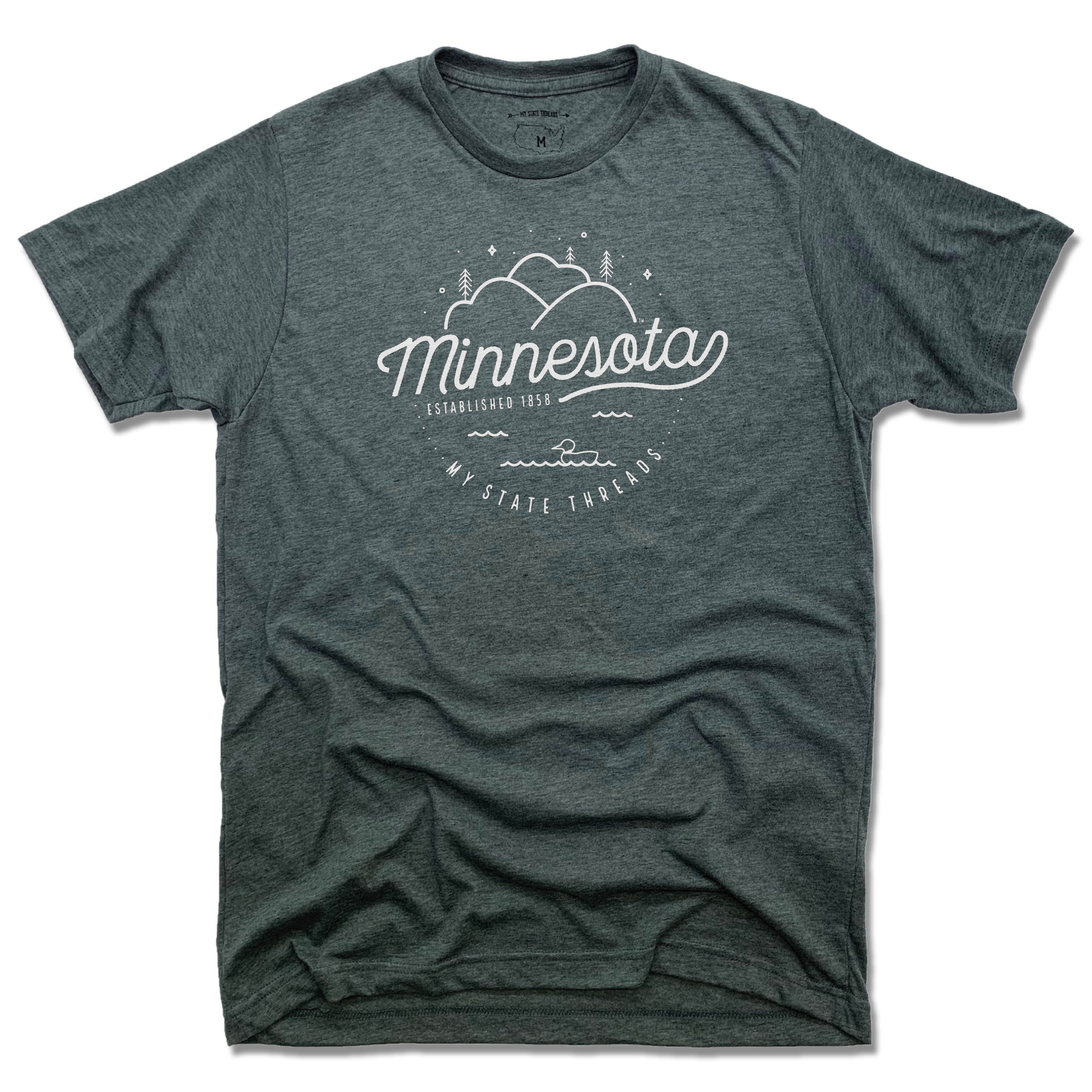 MINNESOTA | UNISEX TEE | CREST – My State Threads